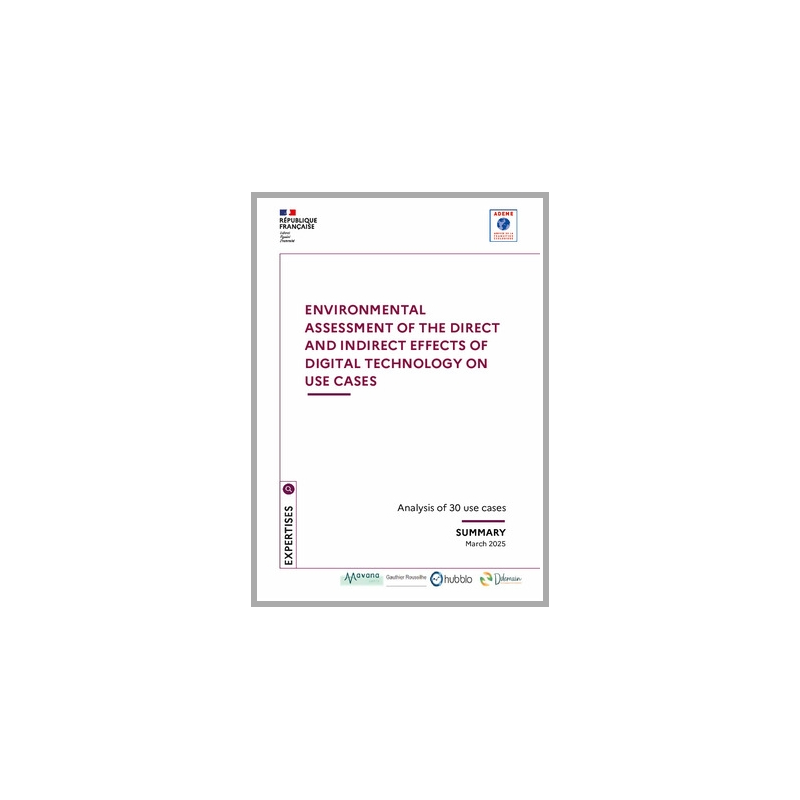 Environmental assessment of the direct and indirect effects of digital ...