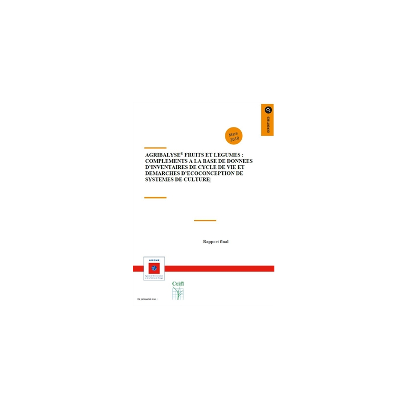 La librairie ADEME - AGRIBALYSE® fruits et légumes