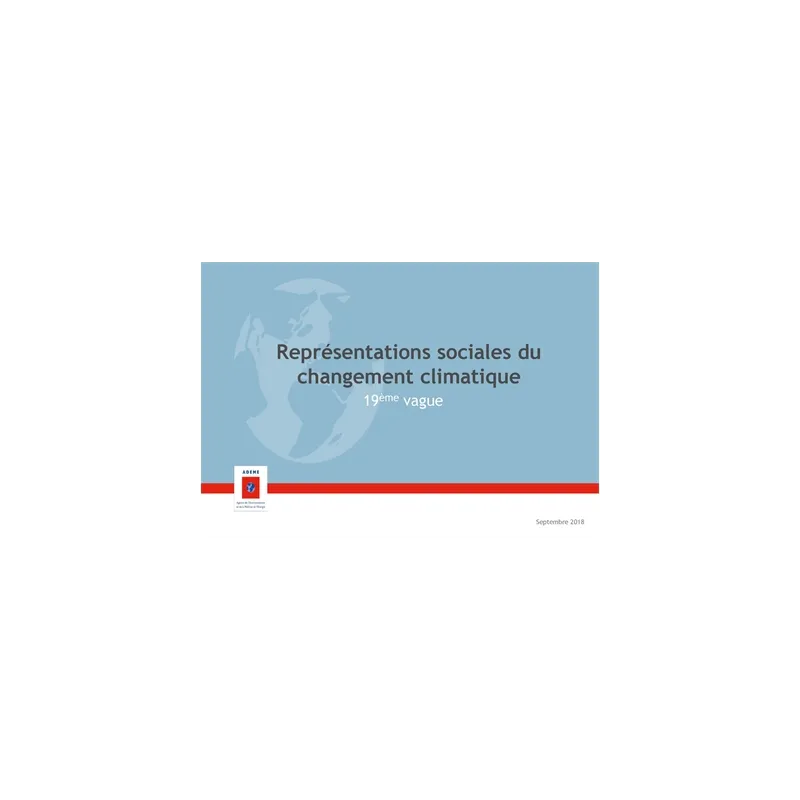 La librairie ADEME - Représentations sociales du changement climatique ...