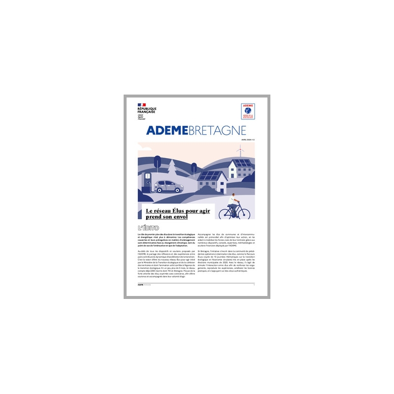 La librairie ADEME - E-lettre ADEME Bretagne N°32 avril 2024