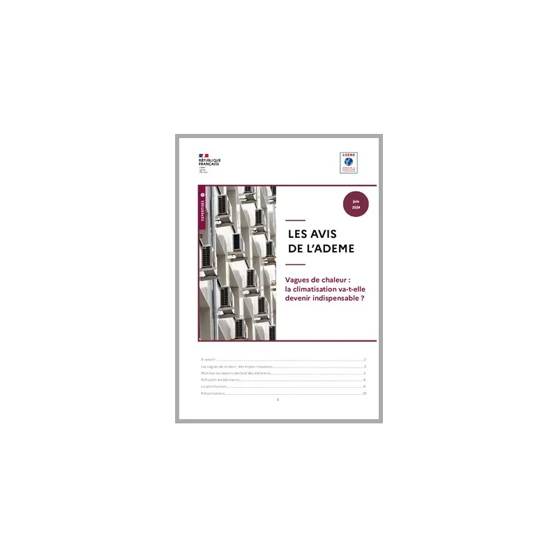 La librairie ADEME - AVIS de l'ADEME : Vagues de chaleur : la ...