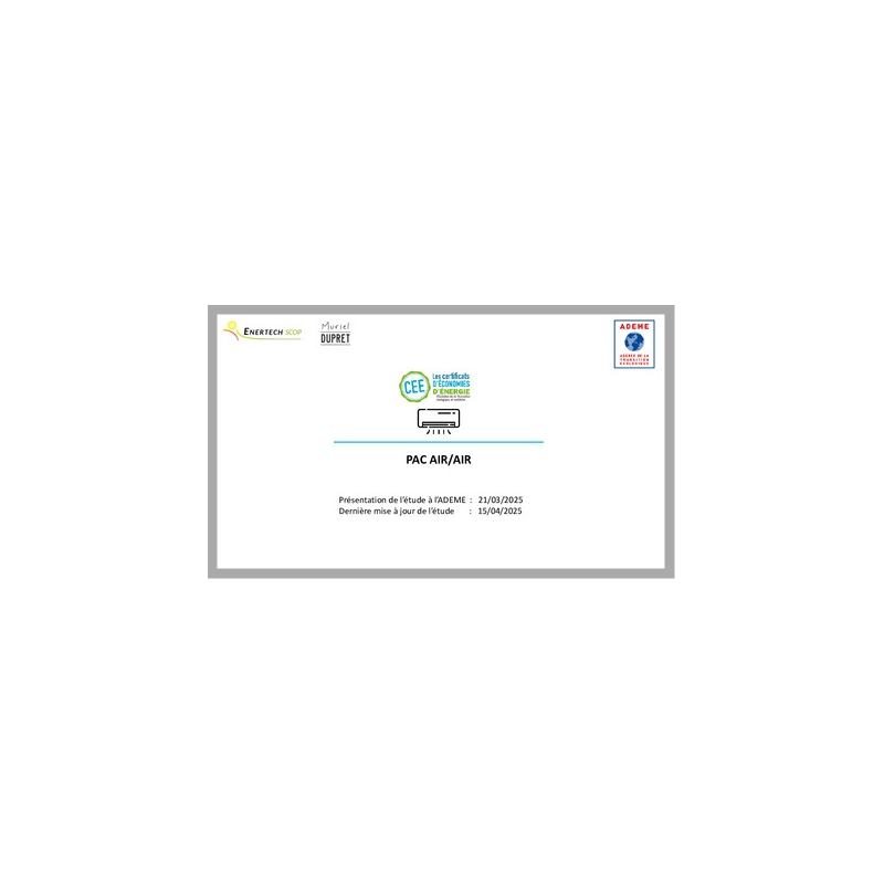 La librairie ADEME - Mesure des performances de 100 PAC air/eau et eau ...