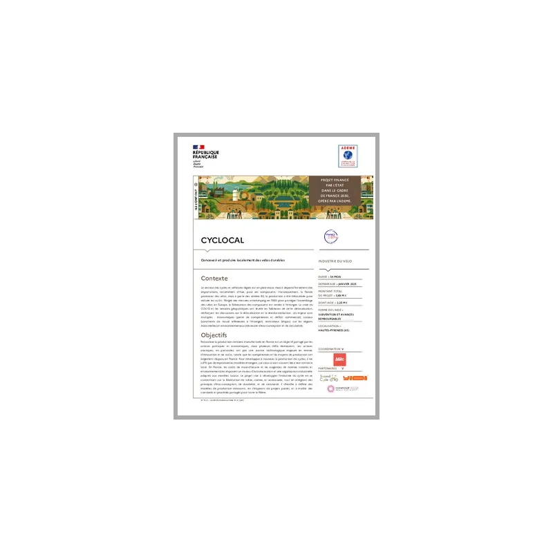 La librairie ADEME - CYCLOCAL - Concevoir et produire localement des ...